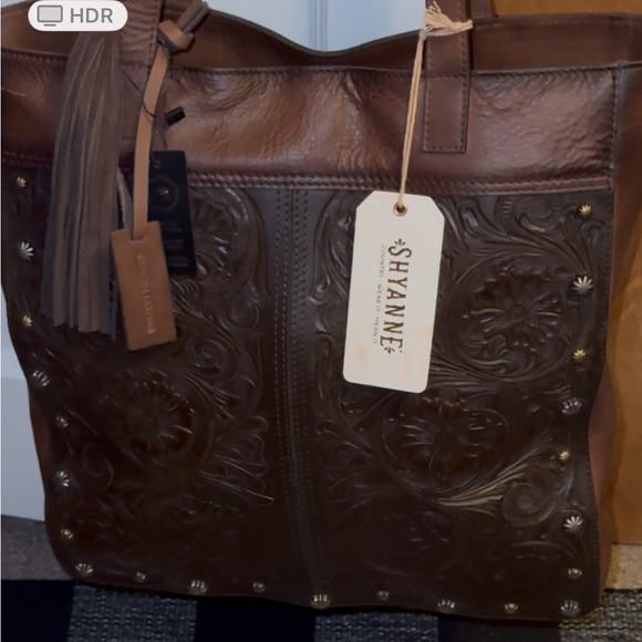 Shyanne | Bags | Shyanne Brown Leather Tote Bag | Poshmark